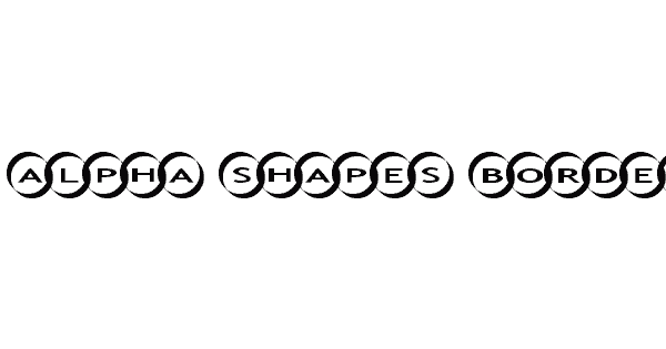 Alpha Shapes borders 2b