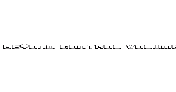 Beyond Control volume2