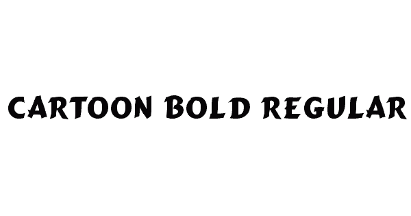 Cartoon Bold Regular