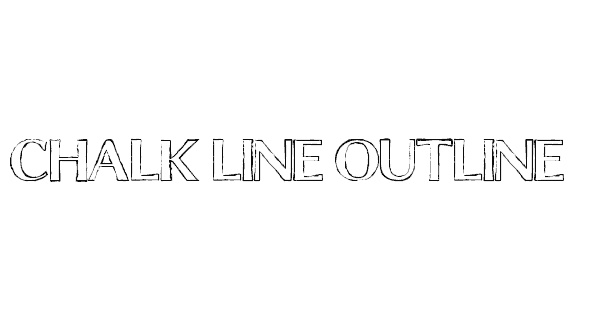 Chalk Line Outline