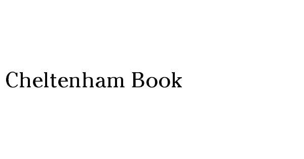 Cheltenham Book