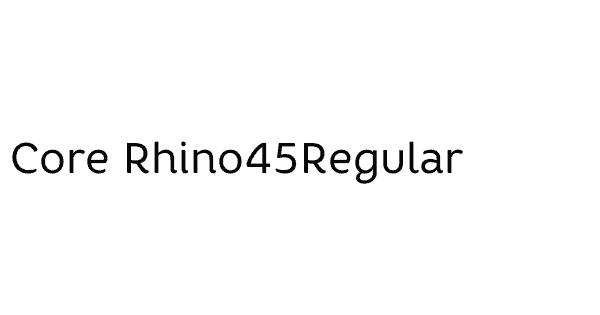 Core Rhino45Regular