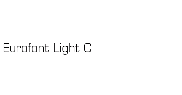 Eurofont Light C