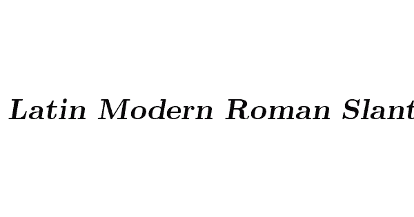 Latin Modern Roman Slanted 10 Bold