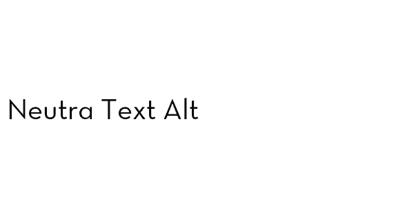 Neutra Text Alt