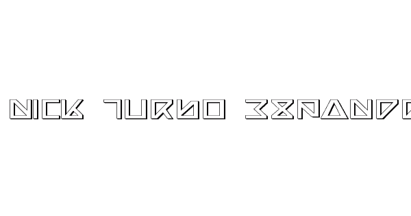 Nick Turbo Expanded 3D
