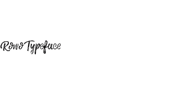 Rowo Typeface