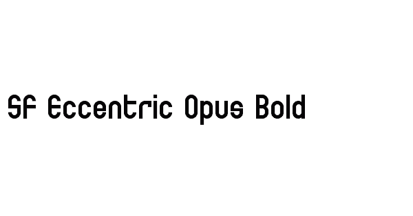 SF Eccentric Opus Bold