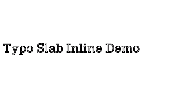 Typo Slab Inline Demo