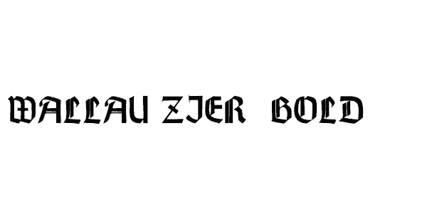 Wallau Zier Bold
