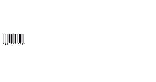 barcode font